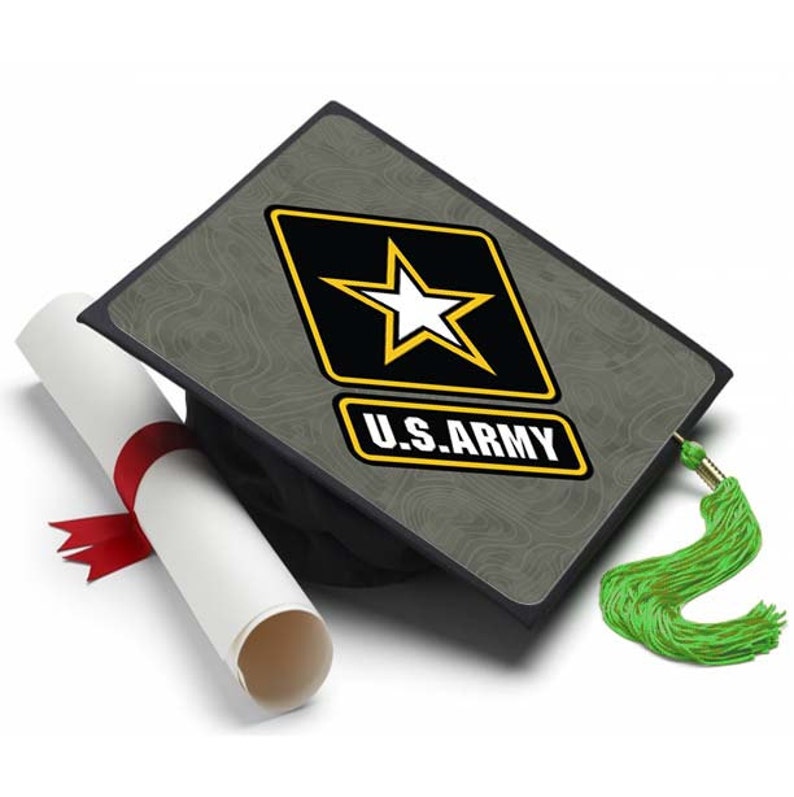 U.S. Army Decorated Grad Cap Decorating Kit Ideas for | Etsy