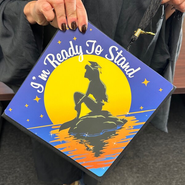 Little Mermaid Grad Cap - Etsy