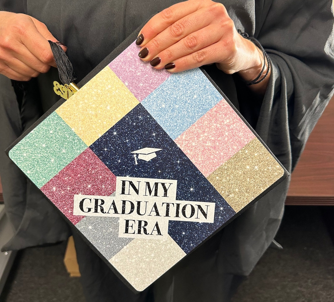 Grad Cap Topper Taylor Swift in My Graduation Era , Graduation Cap ...