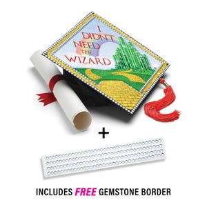 Grad Cap Topper Wizard of Oz , Graduation Cap Decorations by Tassel ...