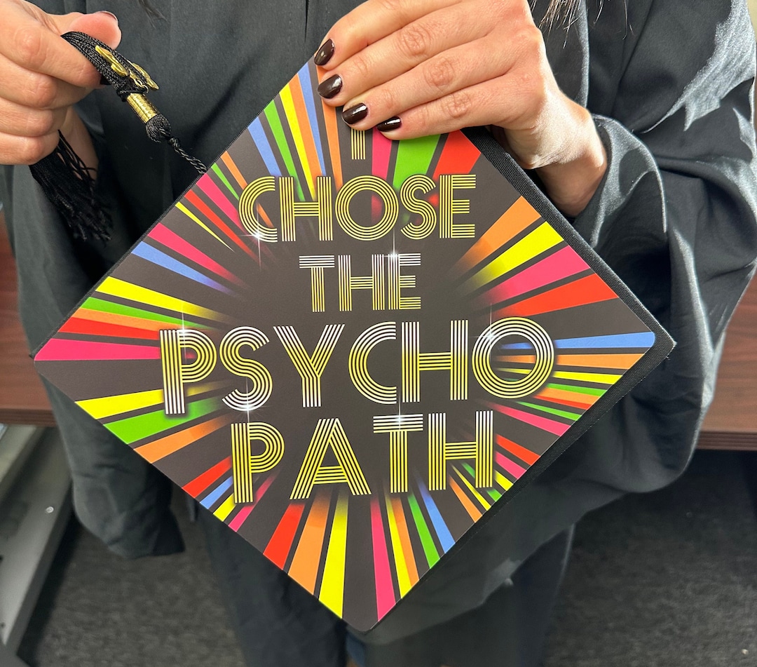 Grad Cap Topper Psychology , Graduation Cap Decorations by Tassel ...