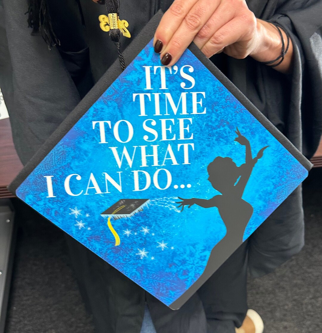 Grad Cap Topper Frozen Disney , Graduation Cap Decorations by Tassel ...