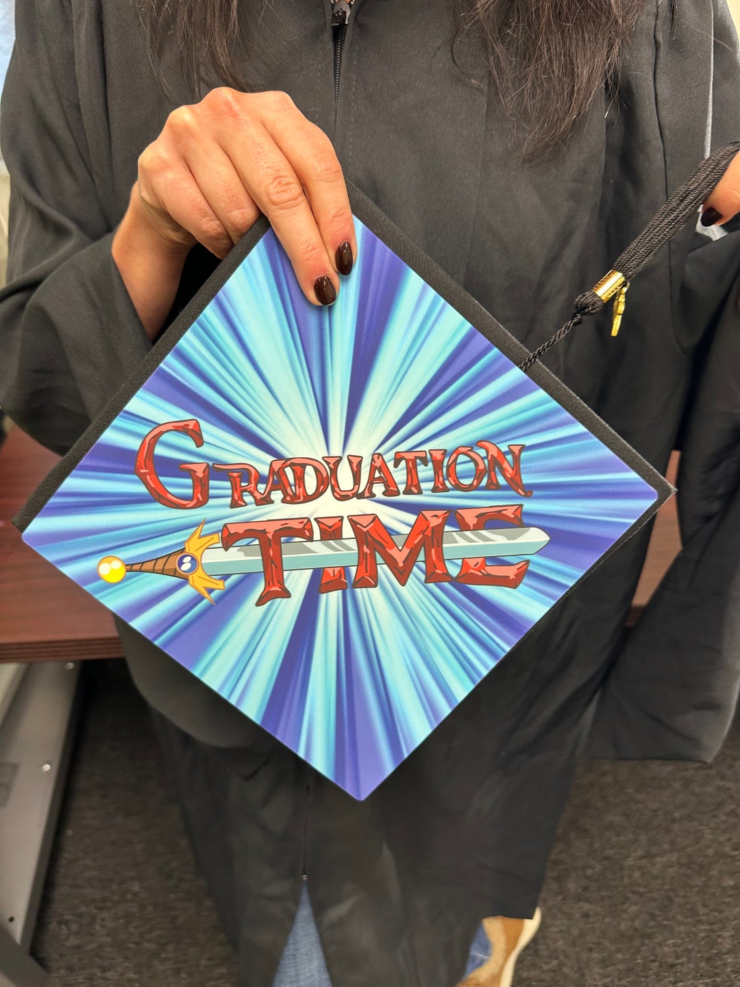 Grad Cap Topper Graduation Time , Graduation Cap Decorations by Tassel ...