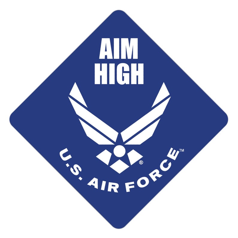 US Air Force Aim High Decorated Grad Cap Decorating Kit - Etsy