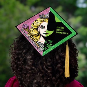 Wicked Grad Cap Topper, Graduation Cap Decorations by Tassel Toppers - Etsy