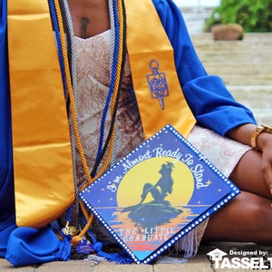 Grad Cap Topper Little Mermaid Grad Cap - I'm Ready to Stand ...