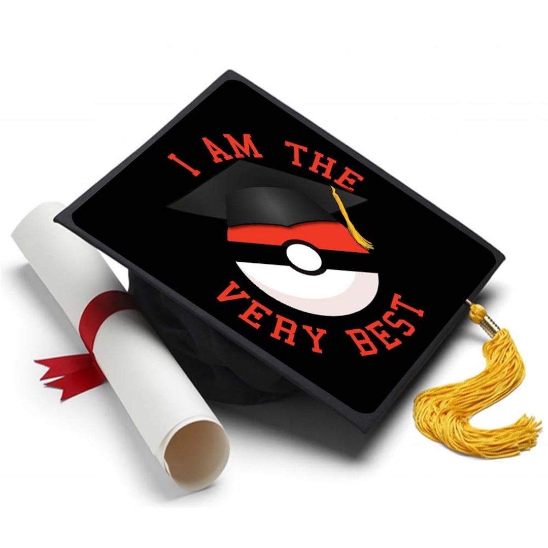 Grad Cap Topper Pokemon Master , Graduation Cap Decorations by Tassel ...