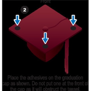 Grad Cap Topper Just Kept Swimming Finding Nemo , Graduation Cap ...