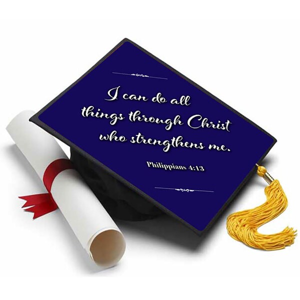 Bible Verse Grad Cap - Etsy
