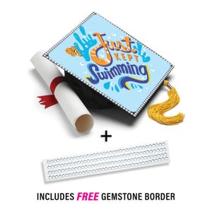 Grad Cap Topper Just Kept Swimming Finding Nemo , Graduation Cap ...