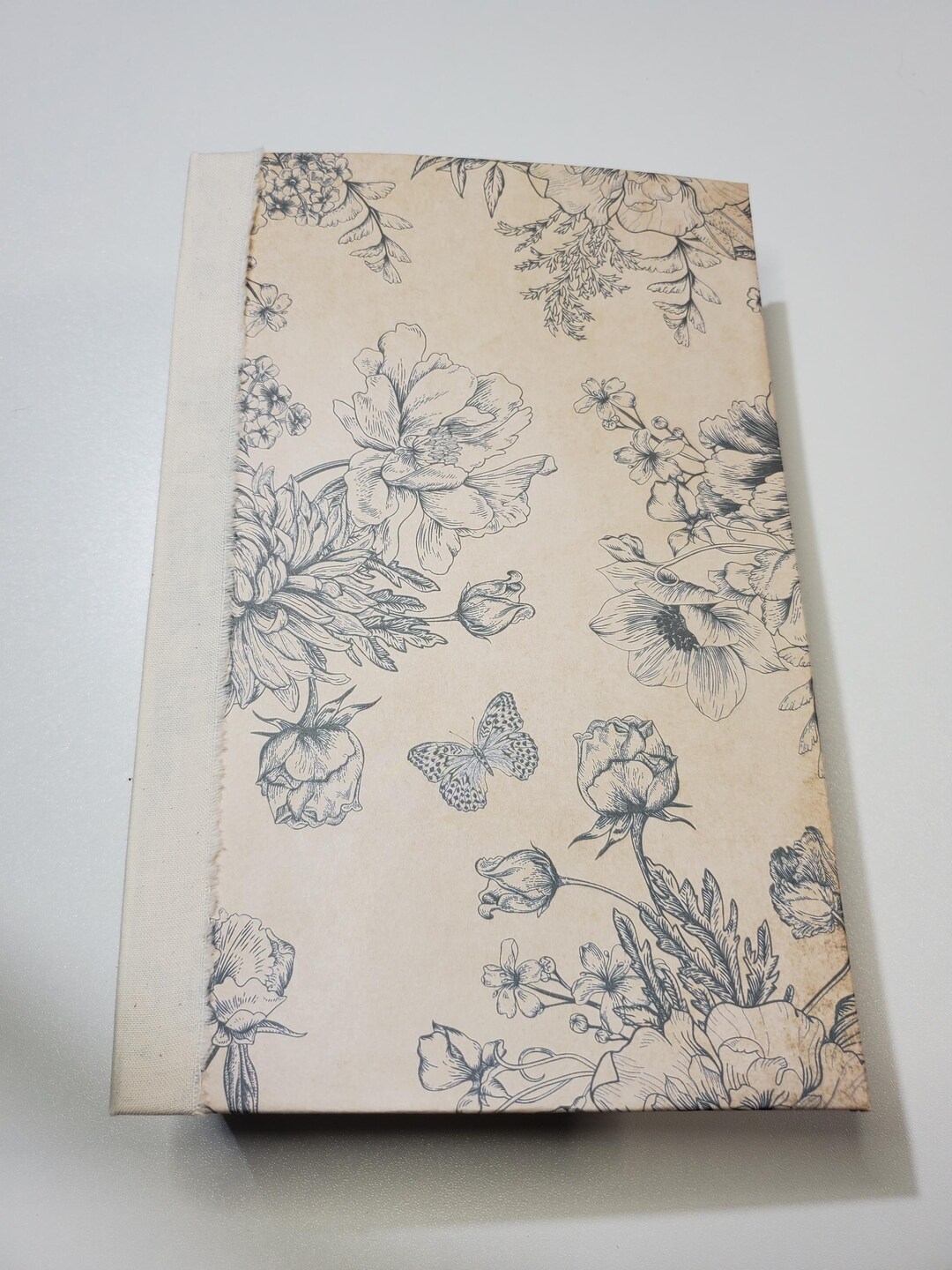 Blank Junk Journal, Vintage Style Journal Plain Journal, Hardcover ...