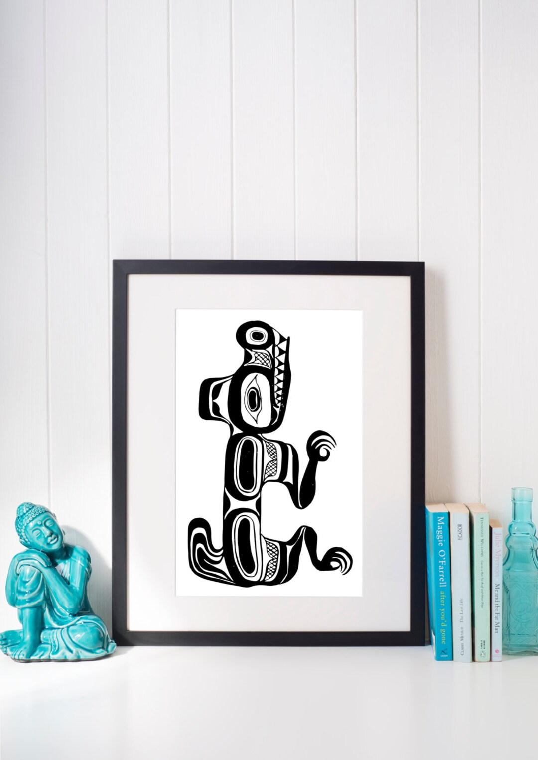 Haida Sea Wolf Giclee Print: Pacific Northwest Tribal Art - Etsy
