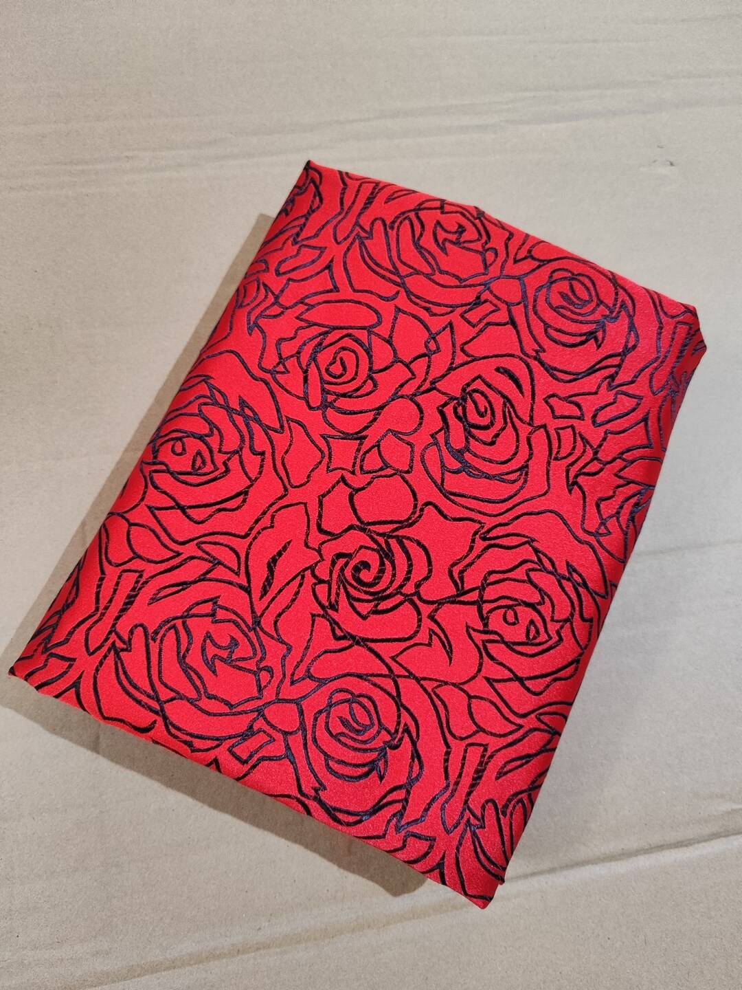 Rote Farbe Rose Stil Brokat Stoff Jacquard Brokat Stoff - Etsy.de