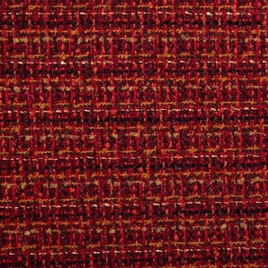 Retro Red Tweed Fabric, Wool Tweed Fabric, Autumn Dress Fabric, Suit ...