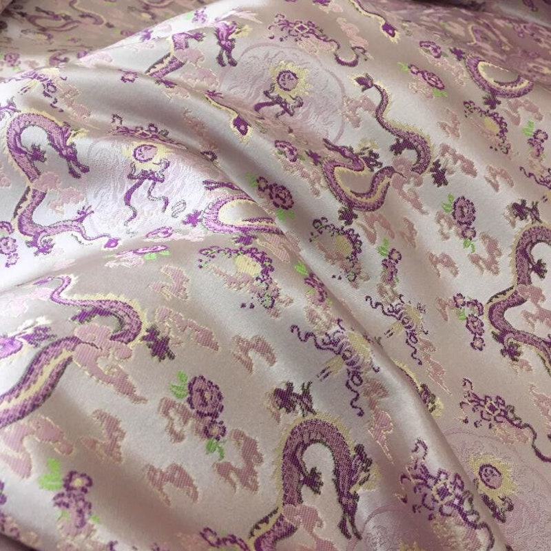 Purple Dragon Fabric - Etsy