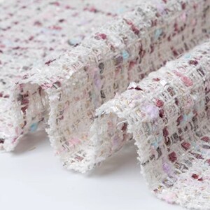 9 Color Spring and Autumn Fabric Tweed Fabric Medium - Etsy