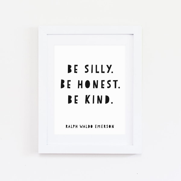Be Silly Be Honest - Etsy