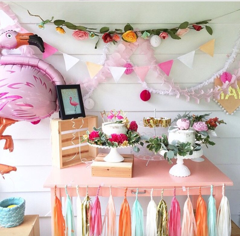 DIGITAL Let's Flamingle Party Printable Flamingo Wall - Etsy