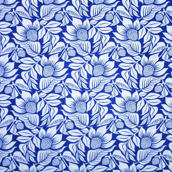 Cobalt Blue Fabric - Etsy