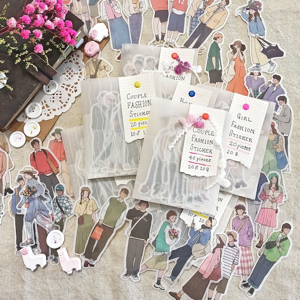 Fashion Stickers - Etsy