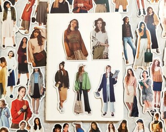 Journal Girl Sticker - Etsy