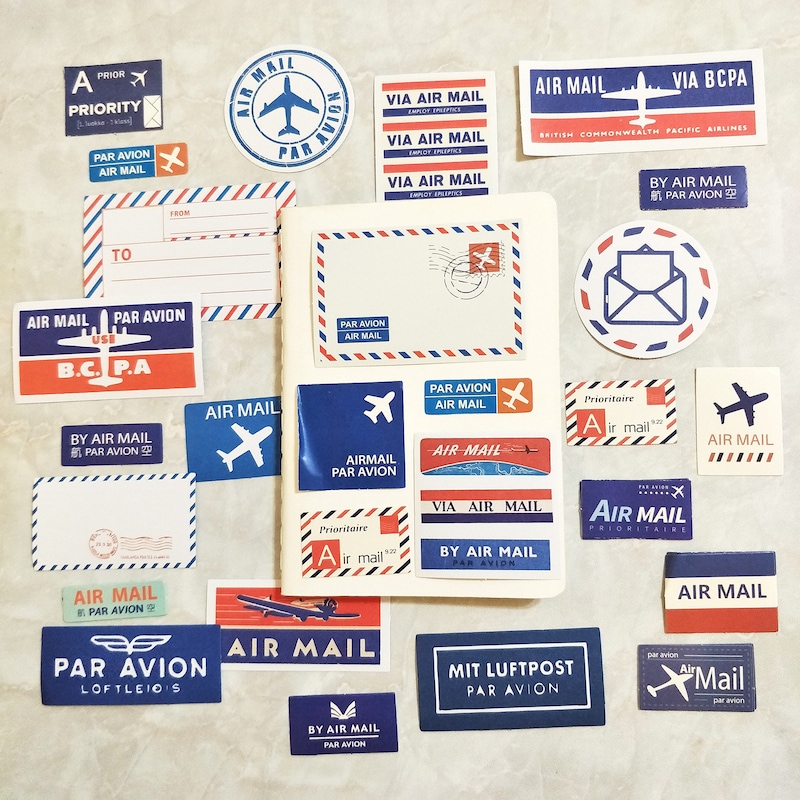 Snail Mail Stickers - Etsy