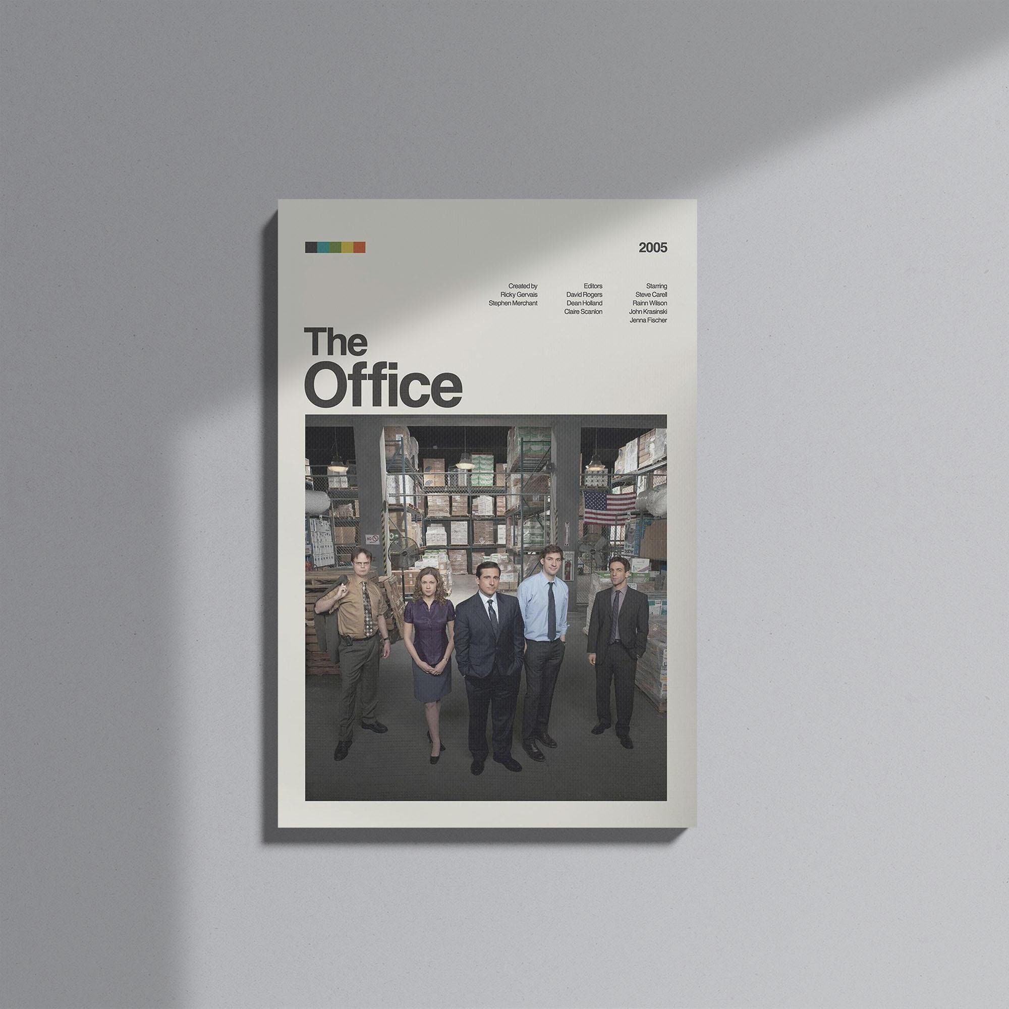 The Office Poster Light Theme, Modern TV Series Poster sold by ...