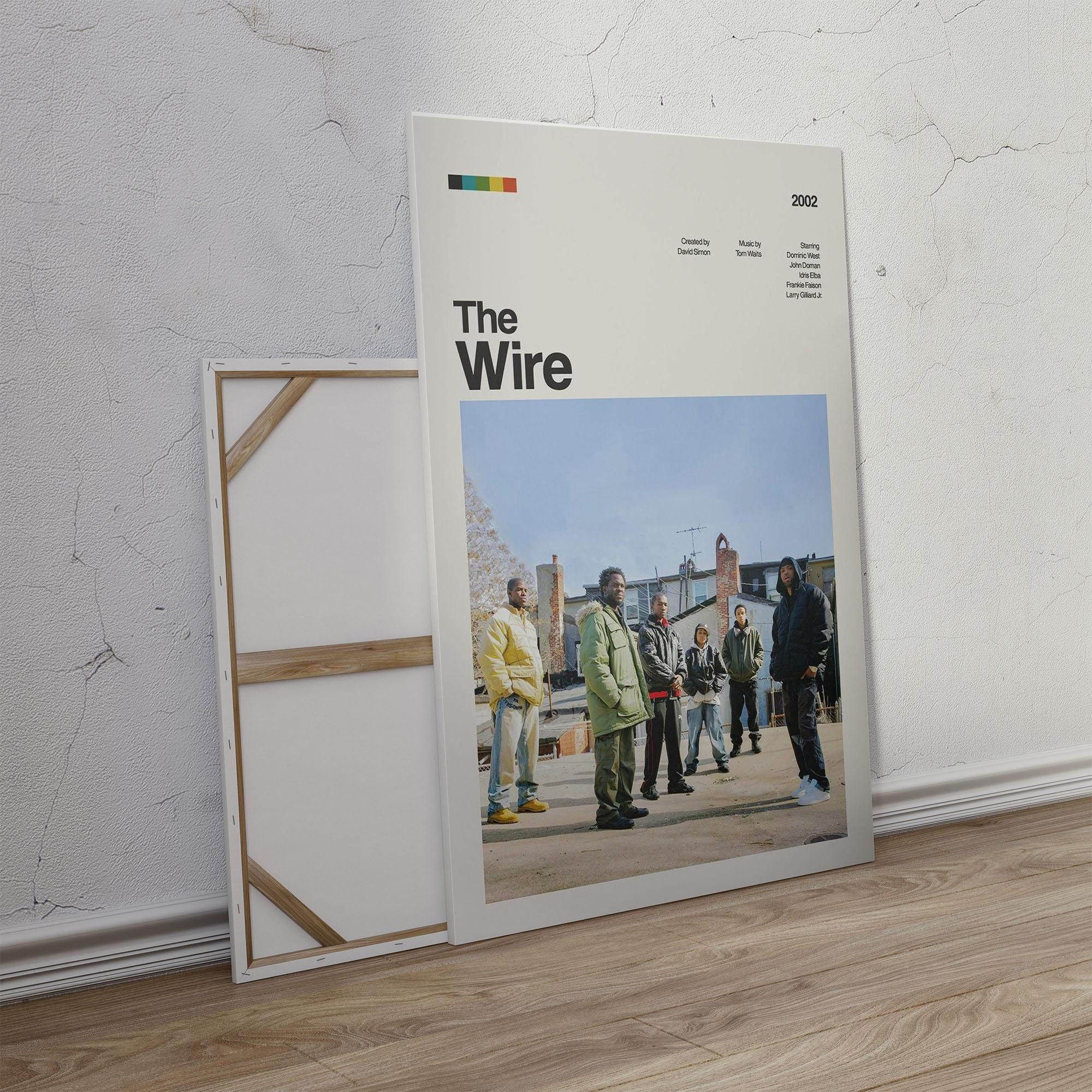 The Wire Poster, Modern TV Series Poster Print, The Wire TV Series ...