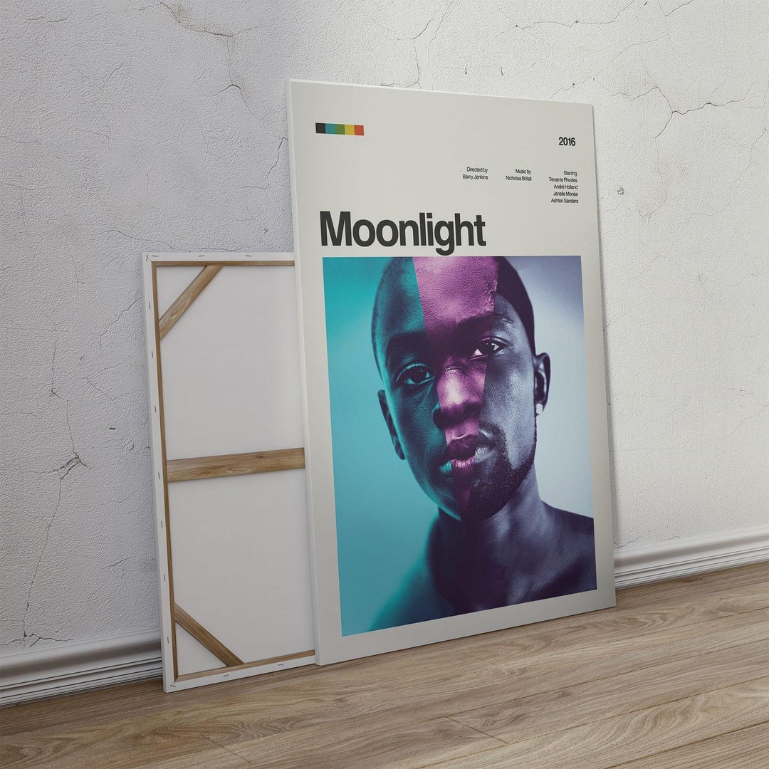 Moonlight Poster Light Theme Movie Posters Moonlight Retro - Etsy