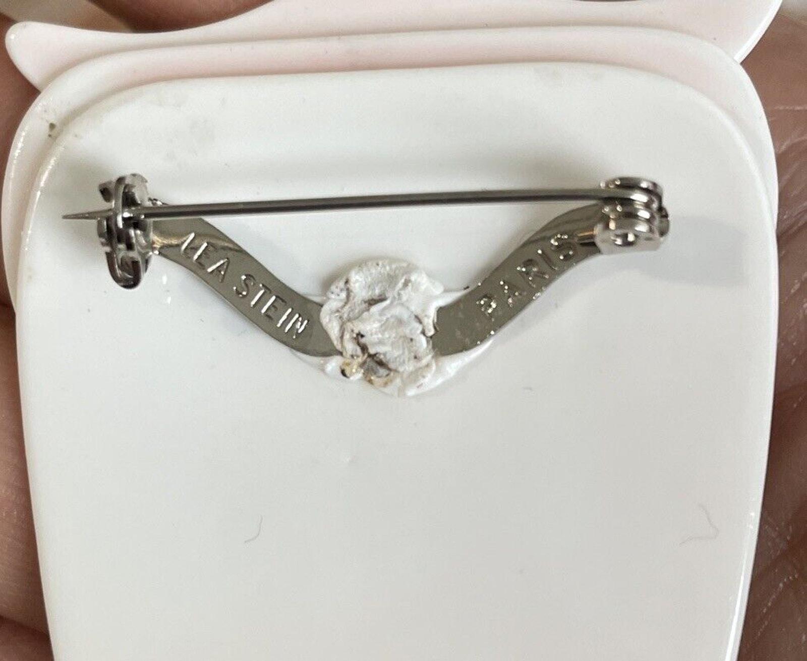 Vintage Lea Stein Paris Owl Pin - Etsy