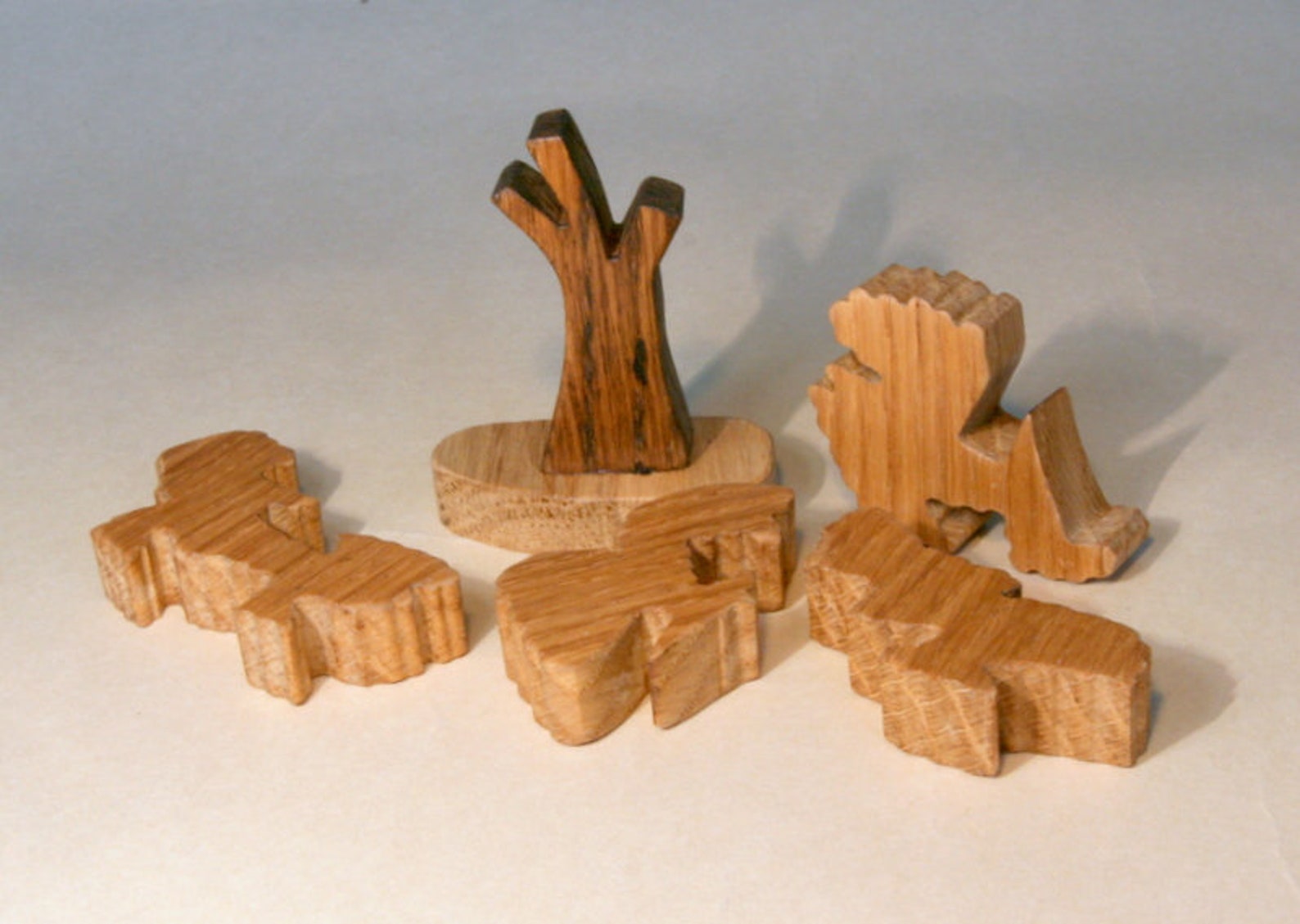 Handcrafted Oak Tree Jigsaw by Tom Thumb Designs ref 600H - Etsy