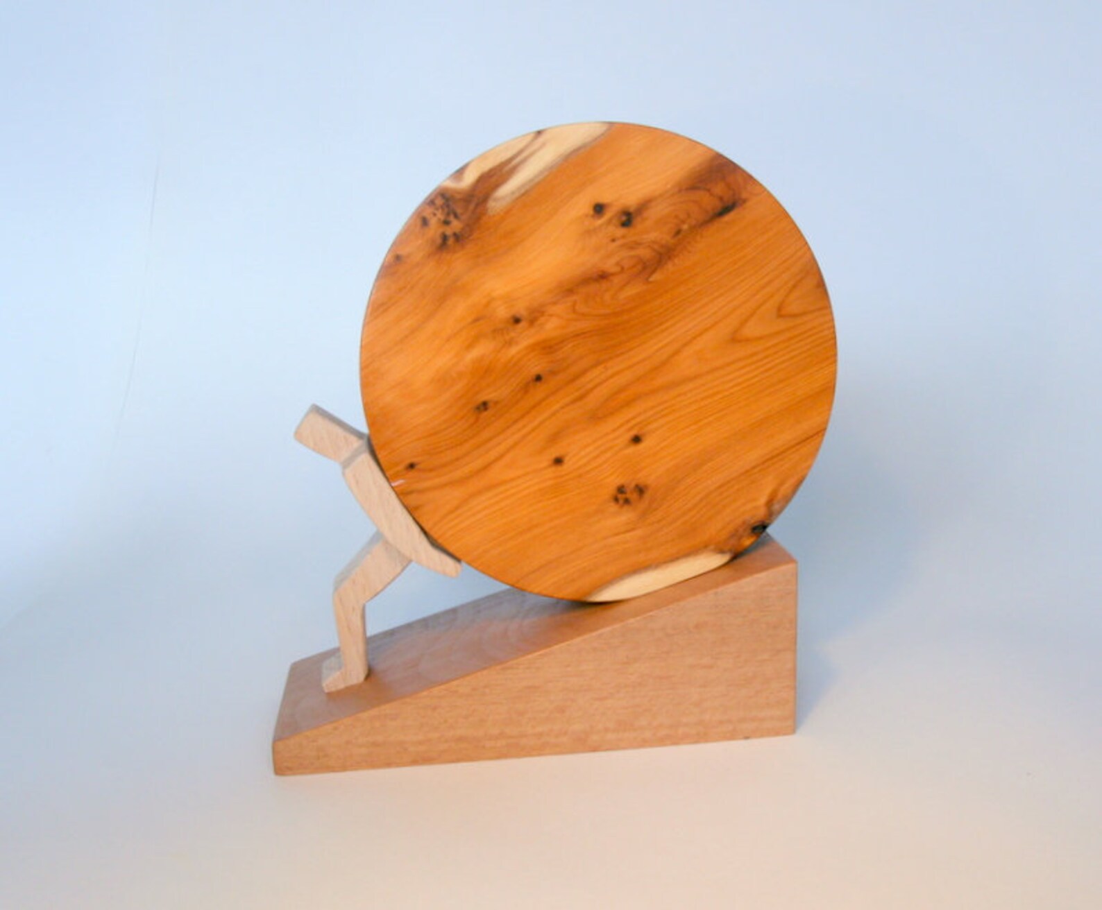 Abstract Wood Sculpture by Tom Thumb Designs: Challenge of Life taking ...