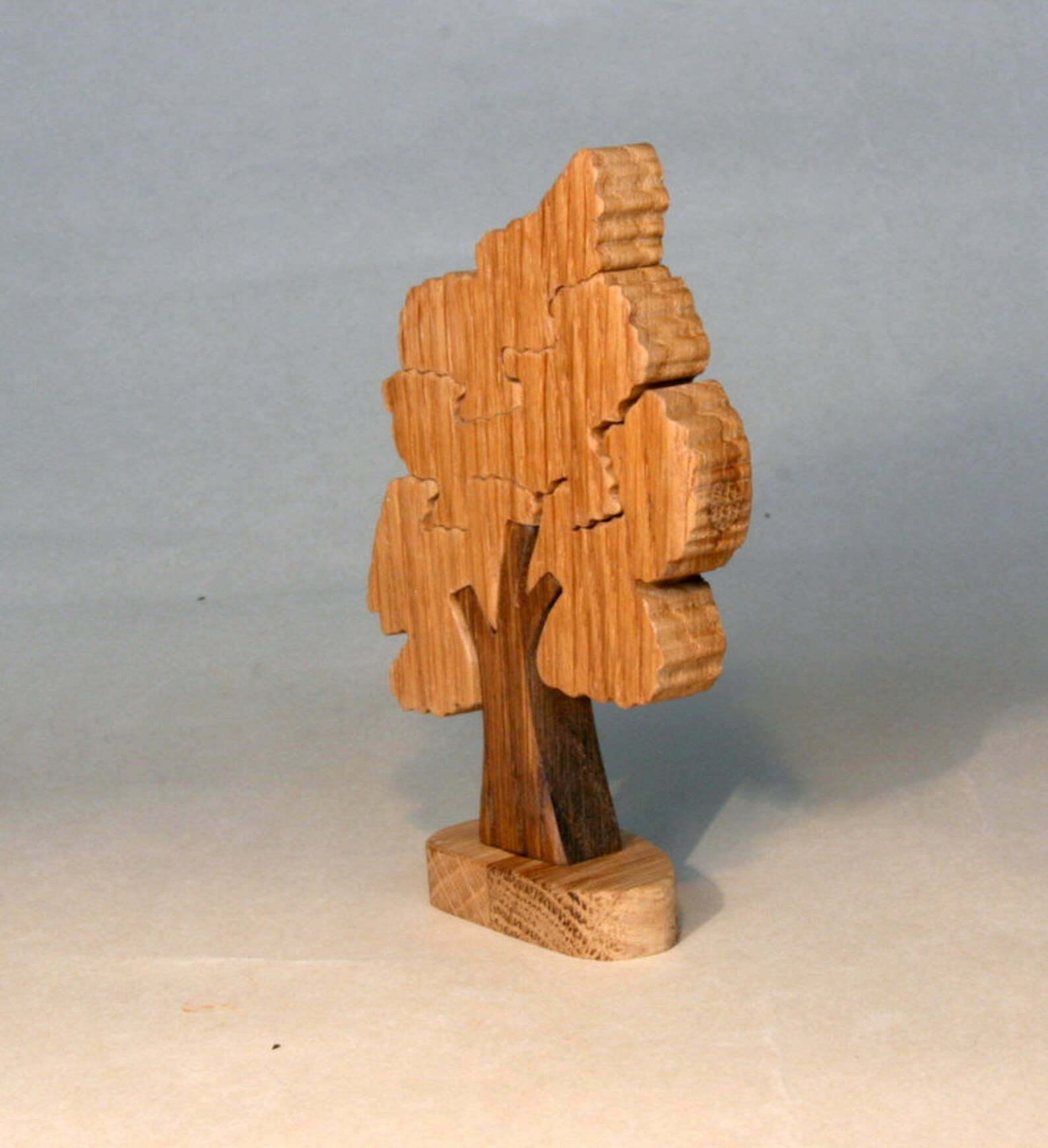 Handcrafted Oak Tree jigsaw by Tom Thumb designs Ref 600B | Etsy