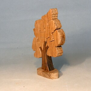 Handcrafted Oak Tree jigsaw by Tom Thumb designs Ref 600B | Etsy