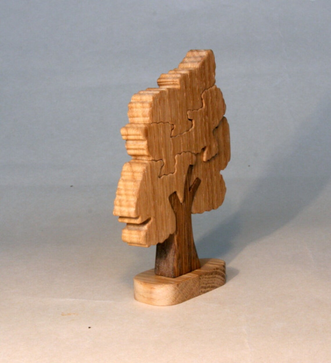 Handcrafted Oak Tree Jigsaw by Tom Thumb Designs ref 600H - Etsy