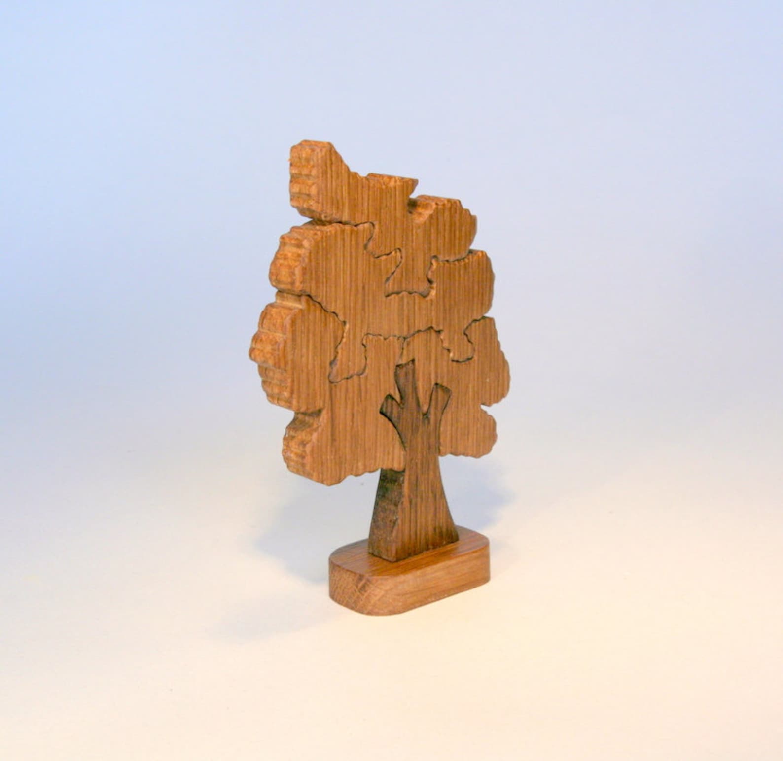 Handcrafted Oak Tree Jigsaw by Tom Thumb Designs ref 600L - Etsy