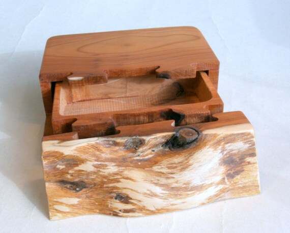 Handcrafted Yew wood Treasure Box by Tom Thumb Designs ref | Etsy