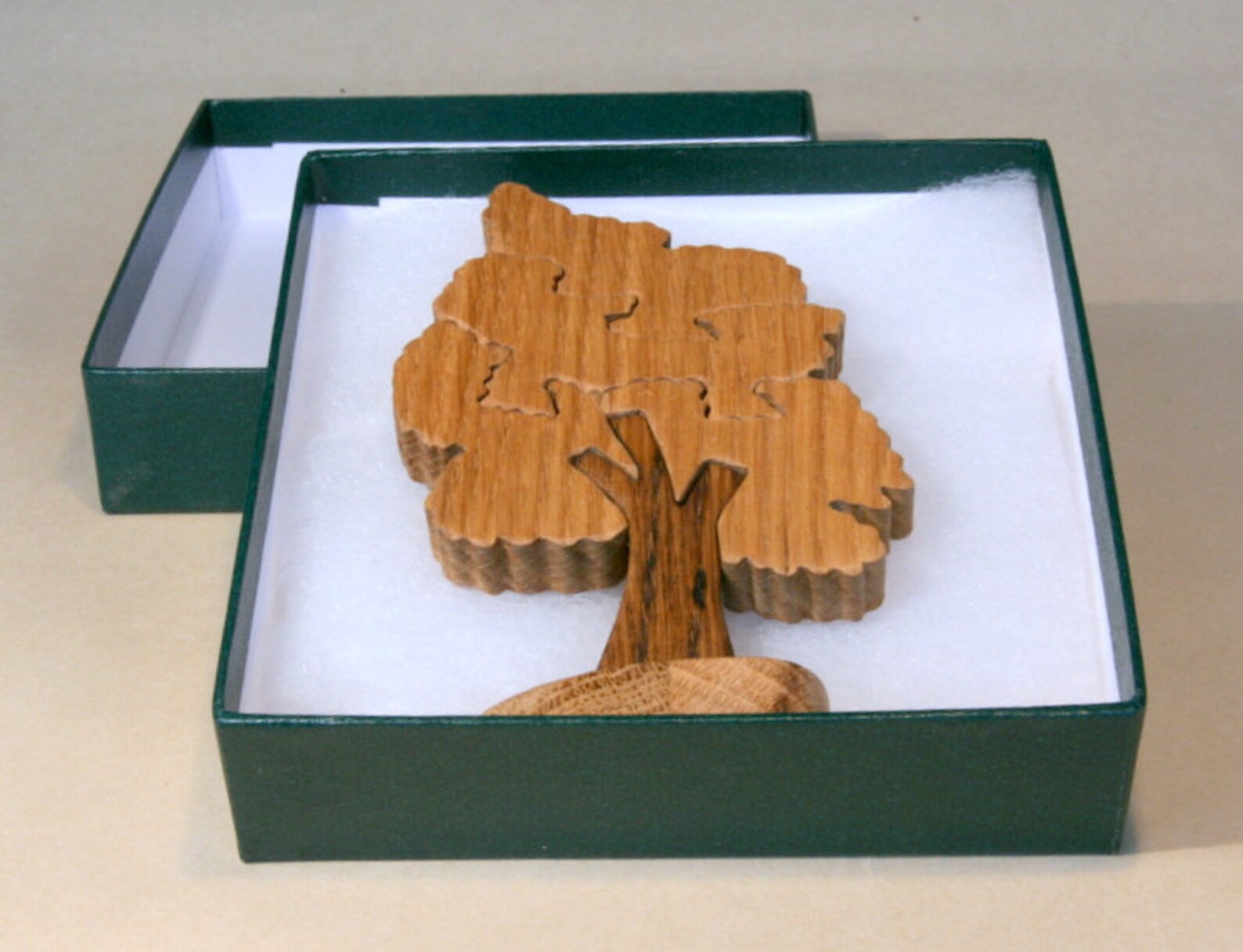 Handcrafted Oak Tree Jigsaw by Tom Thumb Designs ref 600H - Etsy