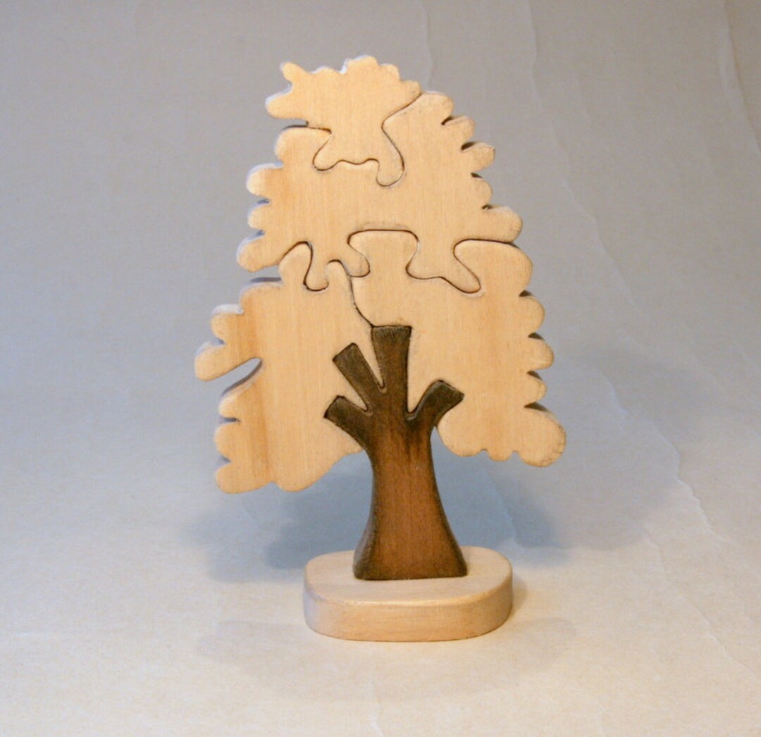 Handcrafted Lime Jigsaw Tree ref 898E - Etsy