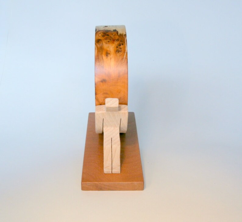 Abstract Wood Sculpture by Tom Thumb Designs: Challenge of Life taking ...