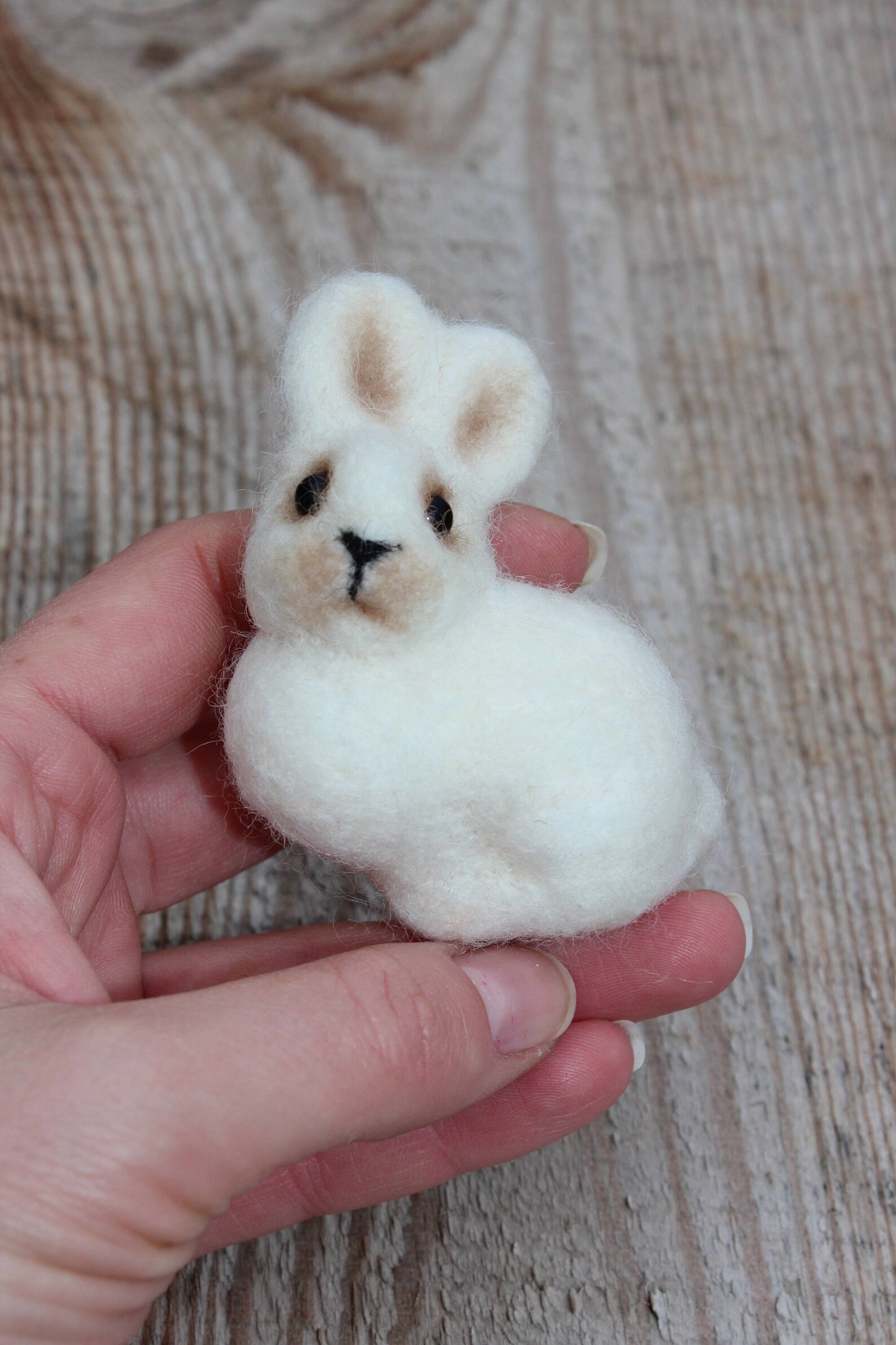 Needle Felted Bunny Needle Felted Animal Needle Felted Rabbit | Etsy