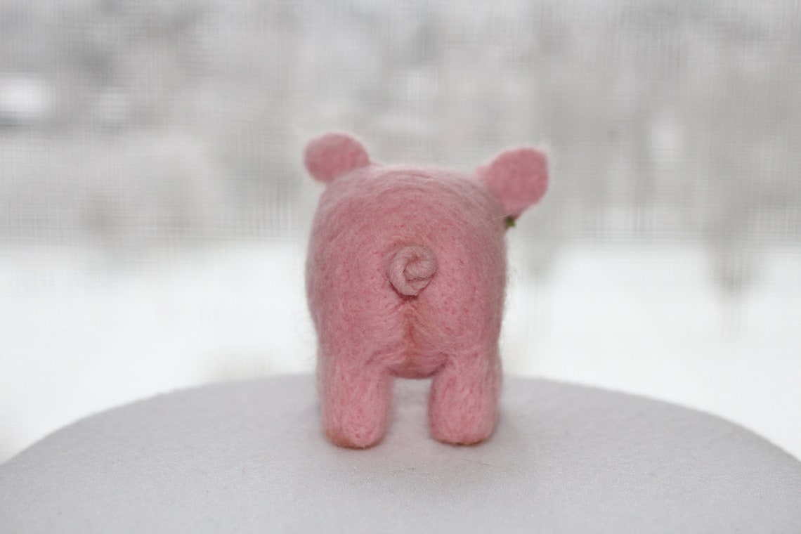 Stuffed Piglet Miniature Pig Figurine Plush Piggy Toy Pet for Blythe ...