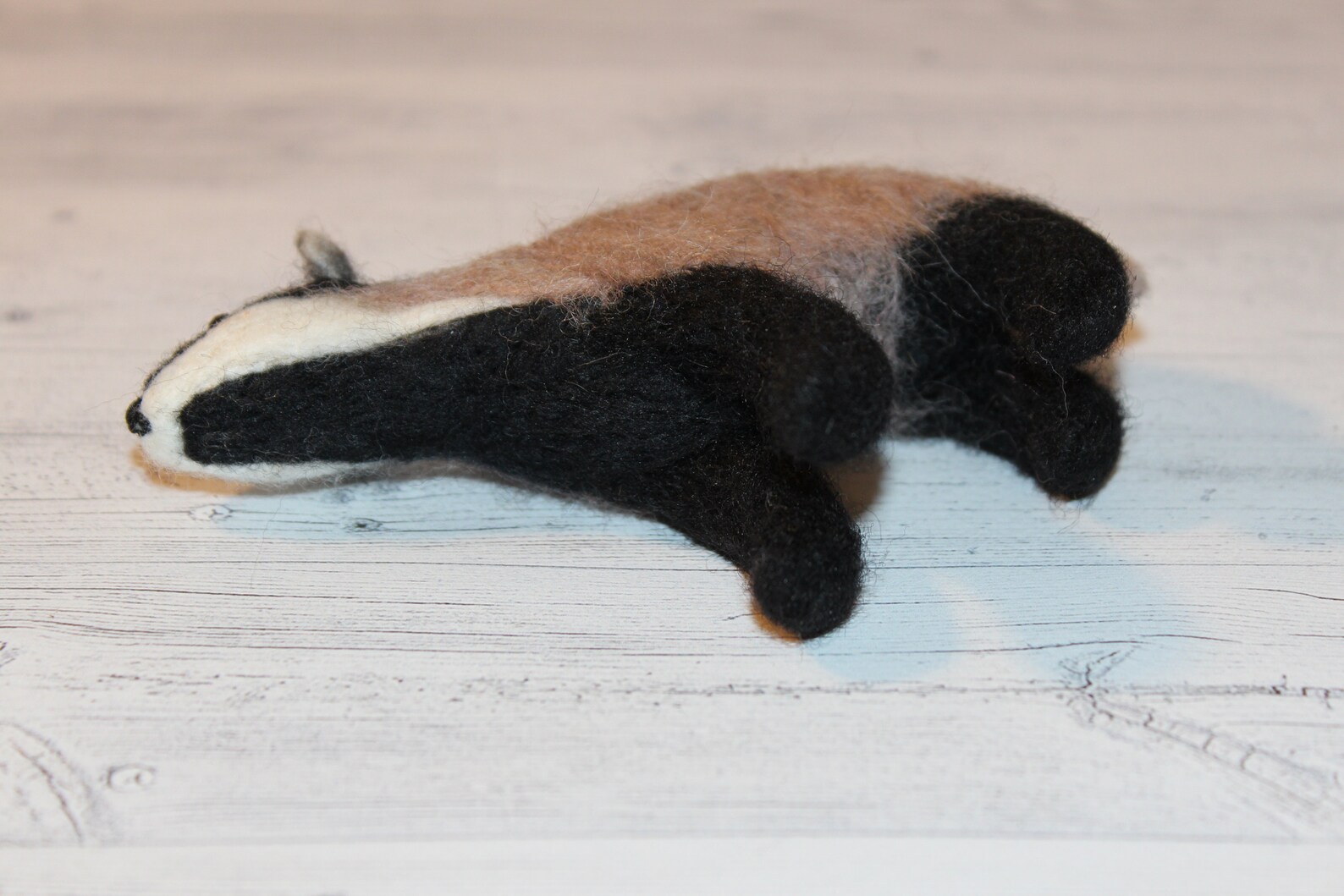 Honey Badger Needle Felt Woodland Wild Animal Teacher Present Fathers ...