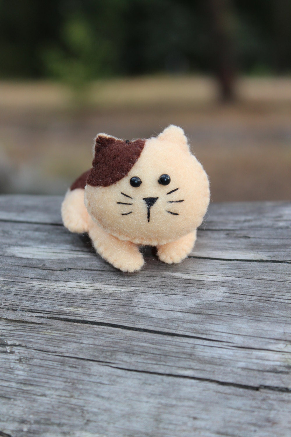 Cat Gifts for Girlfriend Tiny Felted Cat Plush Cat Tiny Kitten Wool ...