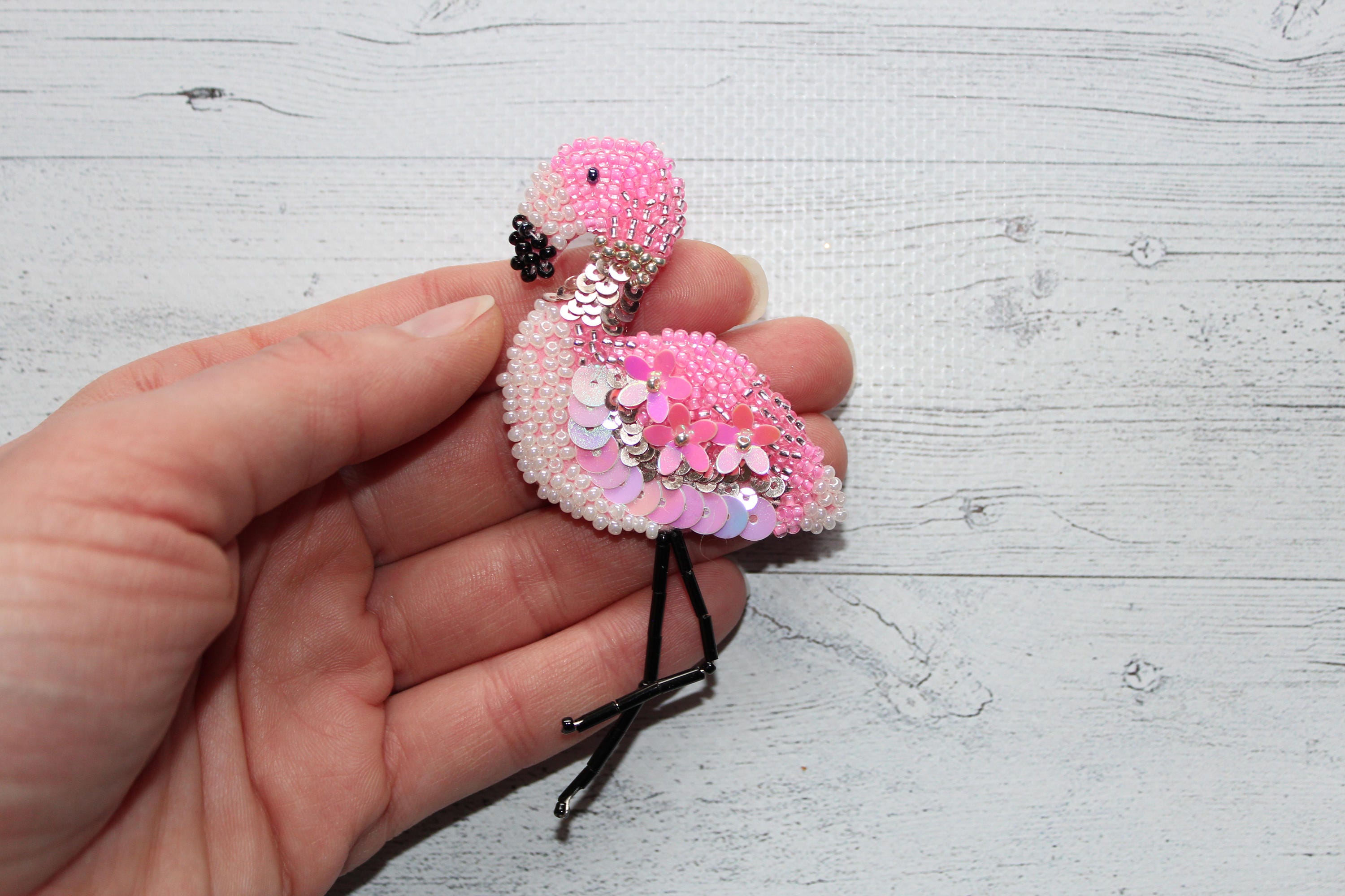 Pink Flamingo Bird Brooch Pin for Girls Flamingo Gift Cute - Etsy