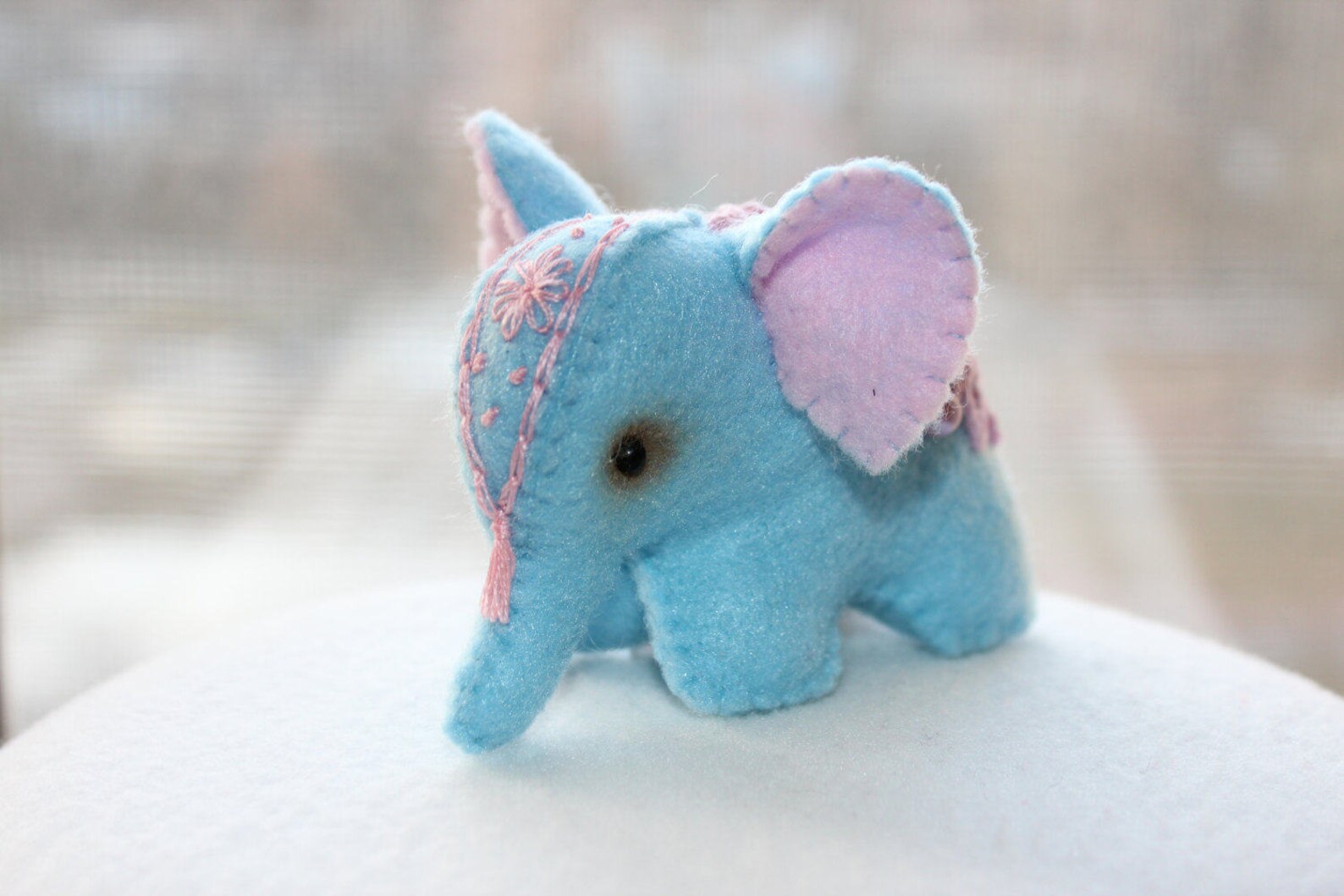 Blue Elephant Stuffed Elephant Baby Shower Mothers Day Gifts Indian ...