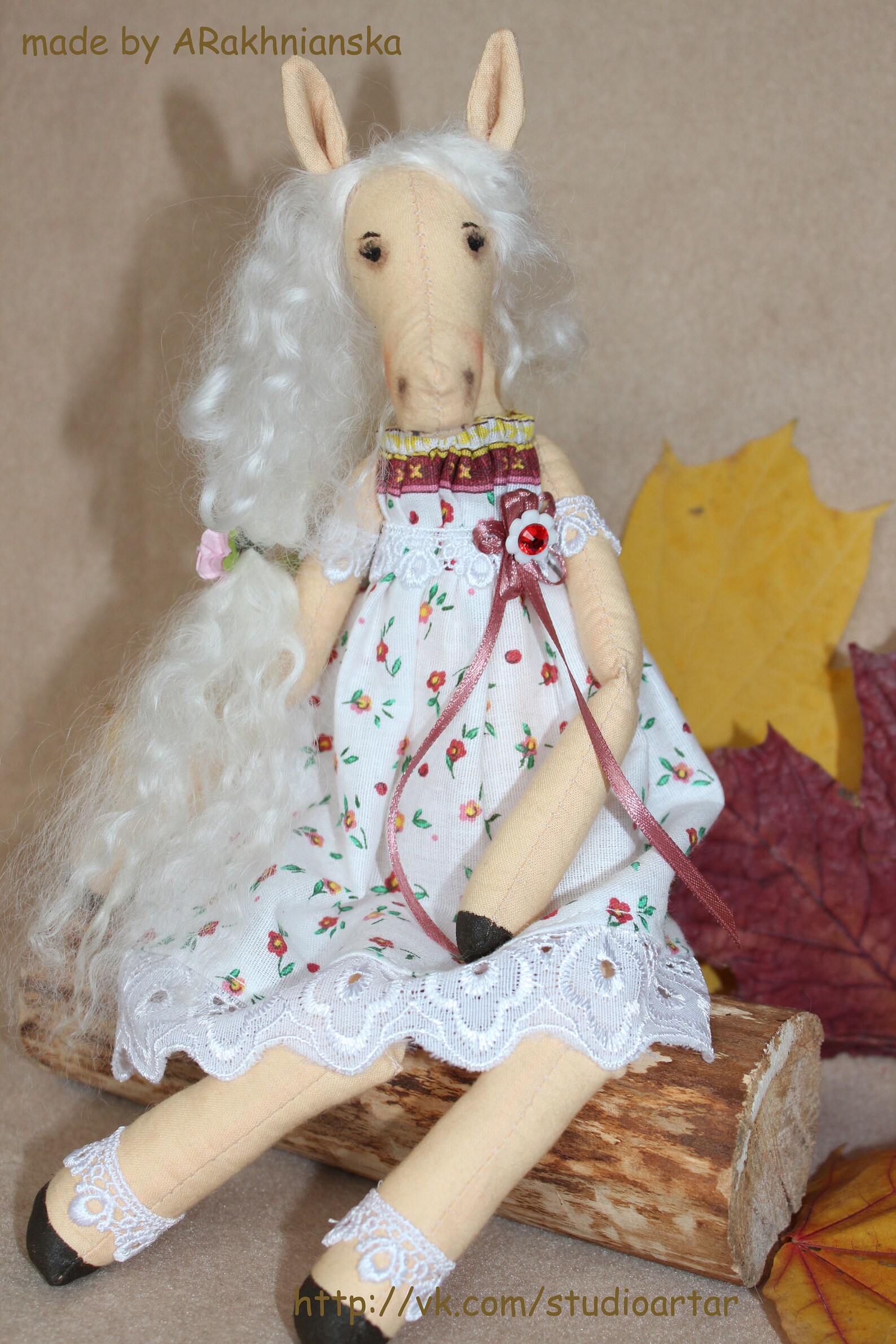 Rag Doll Horse Stuffed Animals Horse in Dress Horse Figurine - Etsy