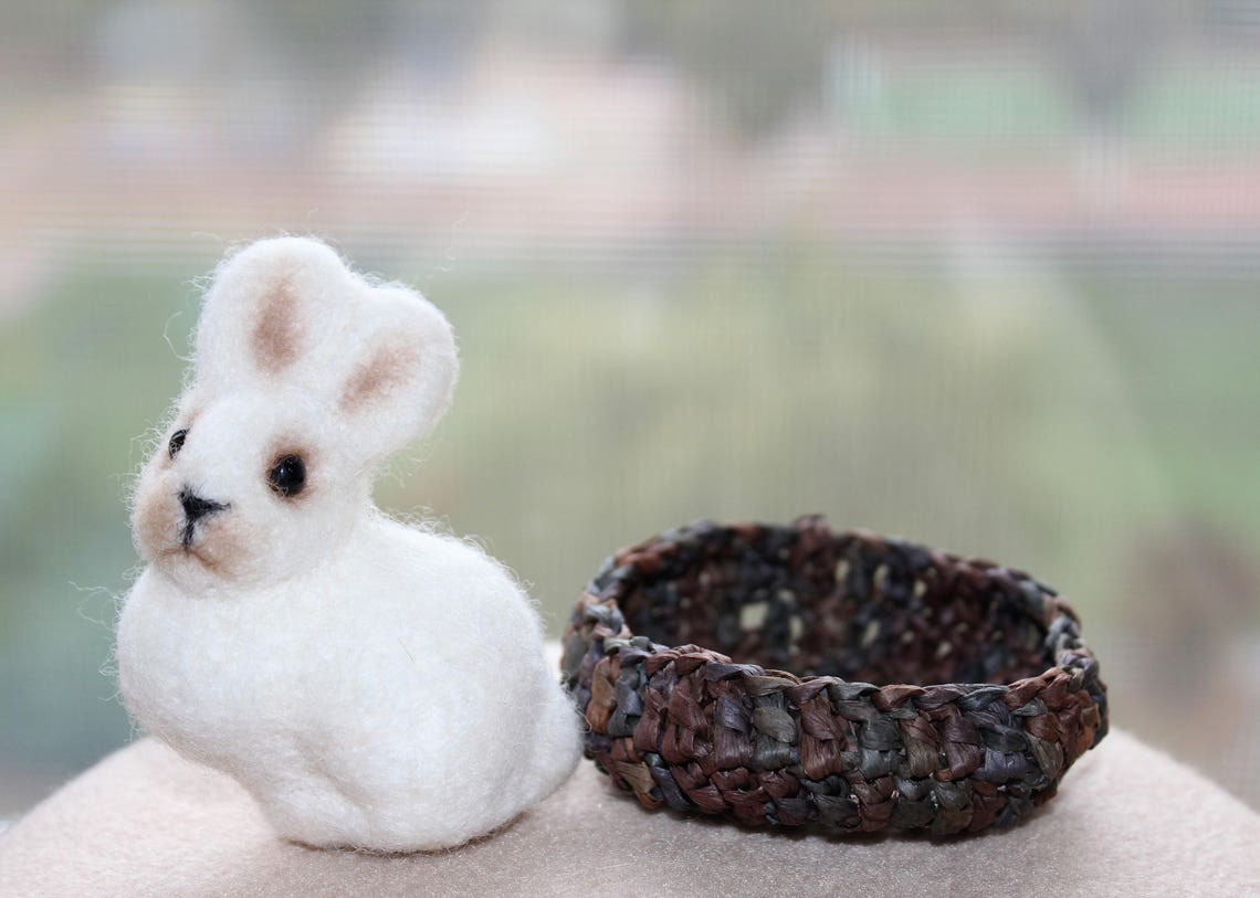 Needle Felted Bunny Needle Felted Animal Needle Felted Rabbit Bunny ...