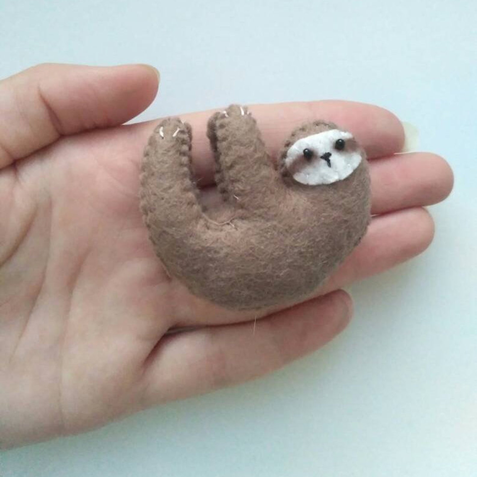 Sloth Stuffed Animal Soft Toy Miniature Felt Sloth Gifts Cute Sloths ...