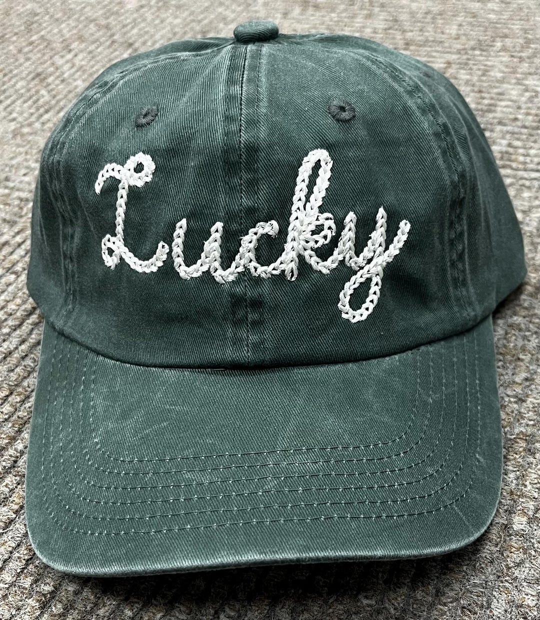 Personalized Hats With Personalized Chain Stitch - Etsy